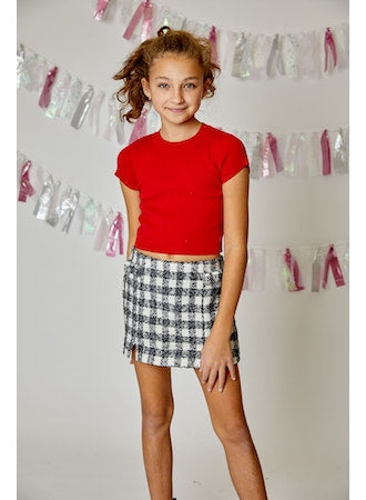 Ruby Red Top – Clover Tween